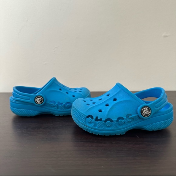 CROCS | Shoes | Crocs Baya Clogs Size 8 Toddler Blue Slipon Outdoor ...